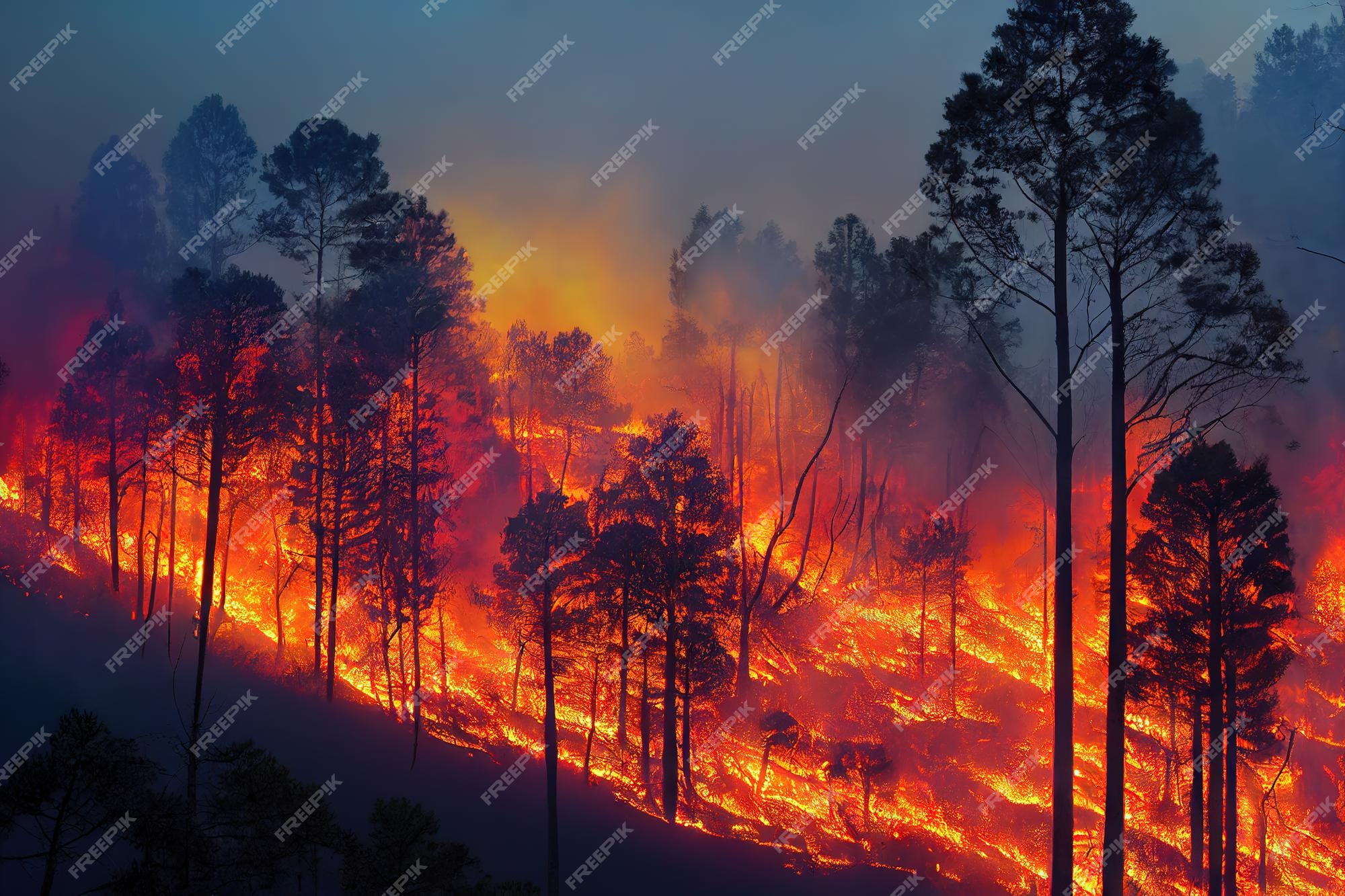 Incendios forestales: Alerta roja en La Araucanía y Biobío